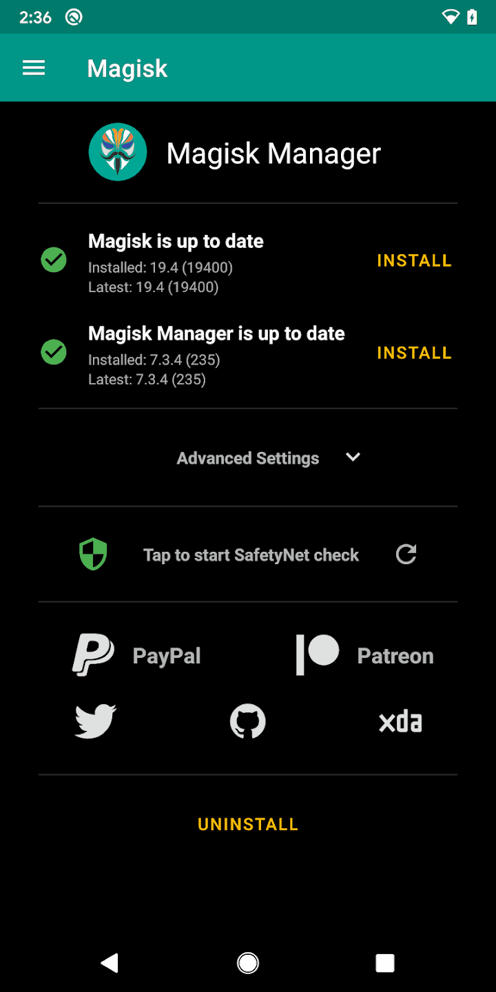 简易教程：Pixel 2 XL解锁、安装面具Magisk、开启Feed和位置记录、安装OTA、运行Ingress - 测试岛